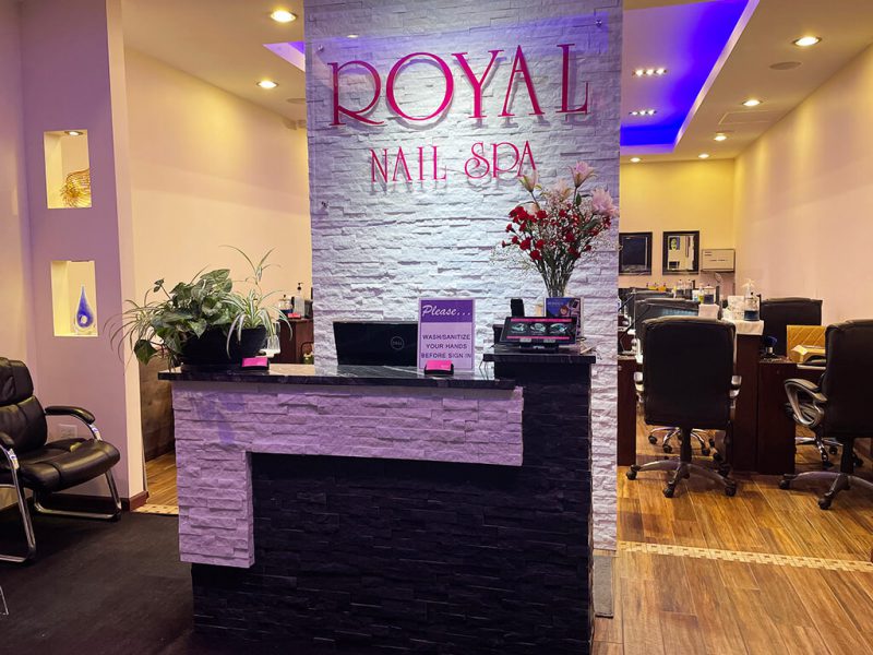Royal Nails Spa Construction Project | Nail Studio Builder LLC in Novi, MI