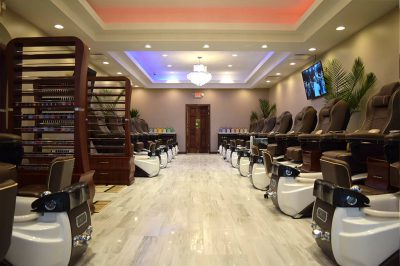Lavish Nail & Spa Construction Project | Nail Studio Builder LLC in Indiana